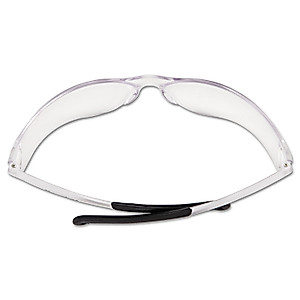 MCR SAFETY BK110AF BearKat Safety Glasses, Frost Frame, Clear Lens
