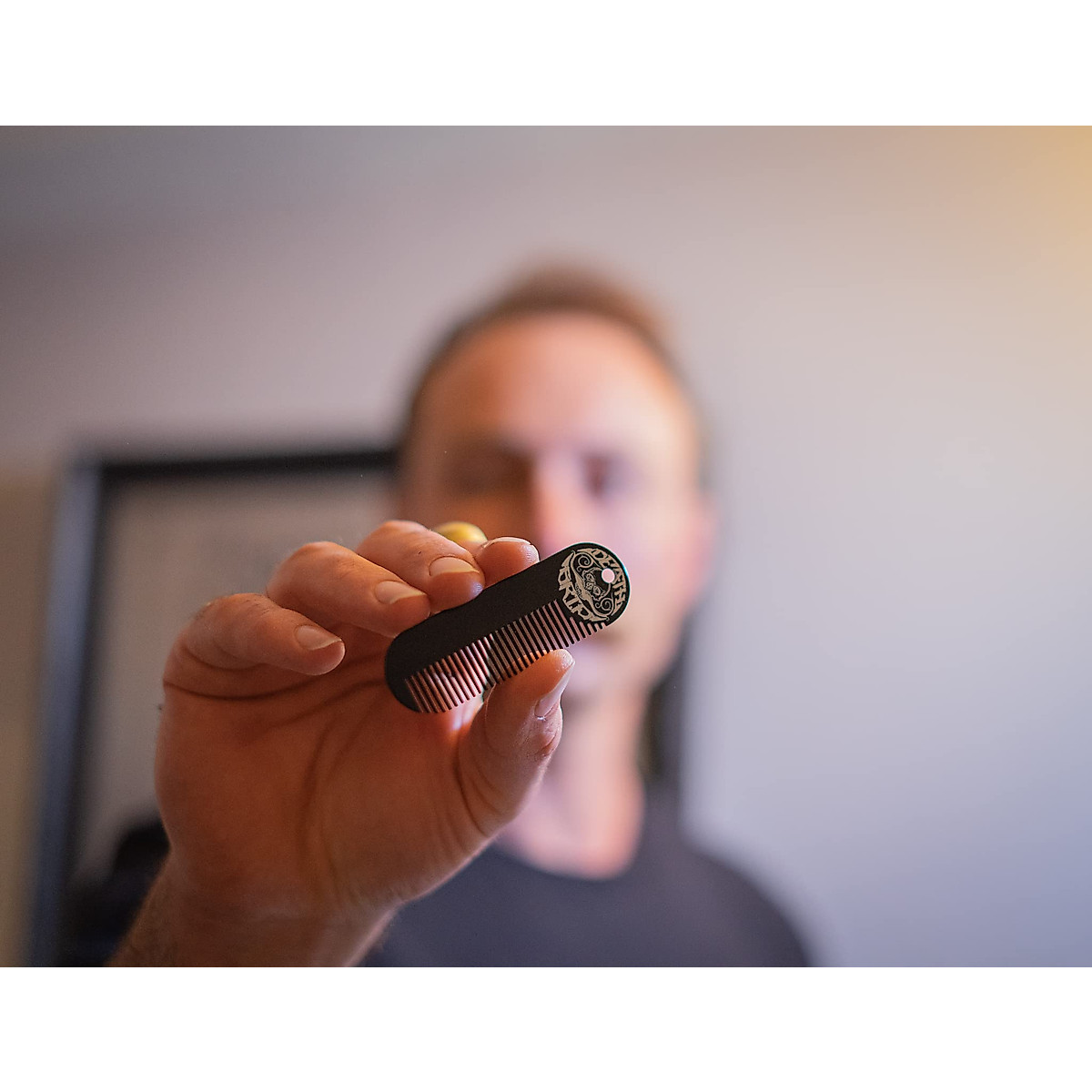 THE VINTAGE GROOMING CO. Bone Crusher Extra Strong Extra Firm Mustache Wax, Night Fury Wax Remover Oil, and Comb Set