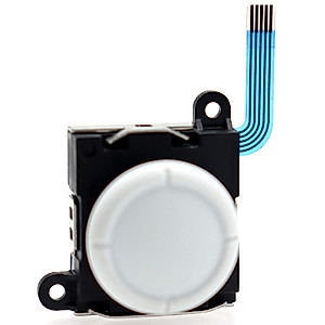 PartEGG Replacement Joystick ThumbStick Analog Button Control Module for Nintendo Switch Lite/Switch Joy-Con Controller (White)