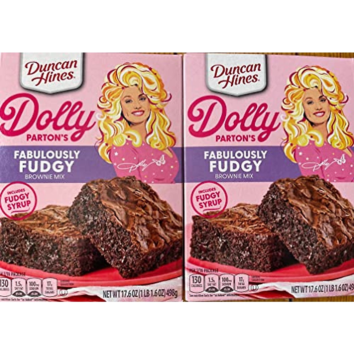 Duncan Hines Dolly Parton Fabulously Fudgy Brownie Bundle Set of 2