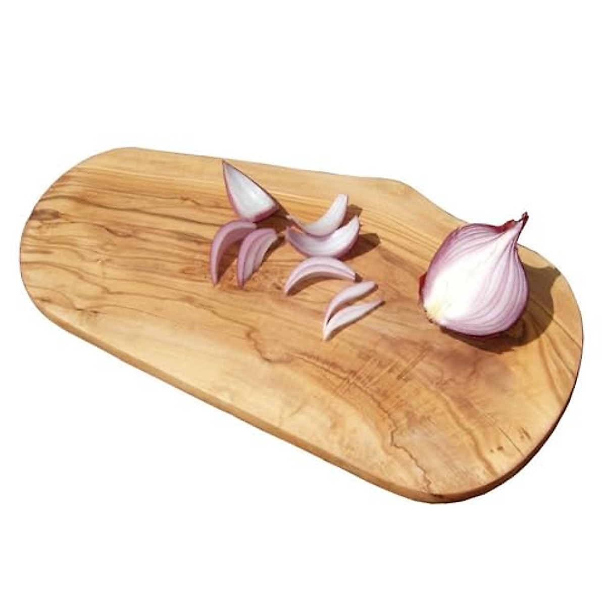 Naturally Med Olive Wood Cutting/Cheese Board, Large, 18" L