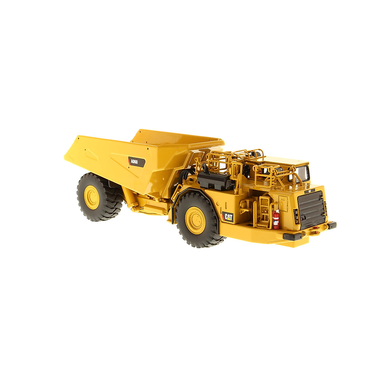 Diecast Masters 1:50 Caterpillar AD60 Articulated Underground Truck, with Working LED Lights and Removable Rock Load Included – High Line Series 85516