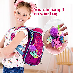 M&U MAKE YOU UP MU 6pcs Ice Cream Lip Gloss for girls (Rabbit and Bear)