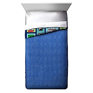 Minecraft Good Day Twin/Full Cooling Comforter - Super Soft Kids Bedding Features Creeper- Fade Resistant Polyester Microfiber Fill (Official Minecraft Product)