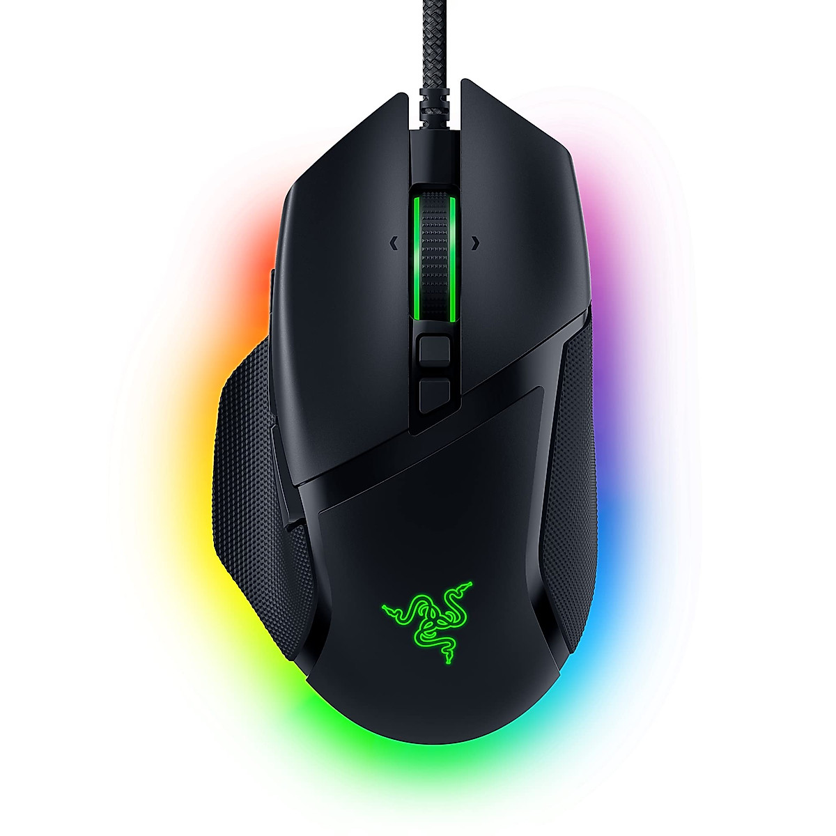Razer Huntsman V2 Analog Gaming Keyboard - Classic Black & Basilisk V3 Customizable Ergonomic Gaming Mouse - Classic Black & Goliathus Extended Chroma Gaming Mousepad - Classic Black