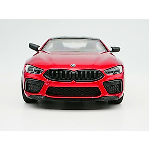 KiNSMART BMW M8 Competition Coupe Red 5" 1:36 Scale Die Cast Metal Model Toy Car w/Pullback Action