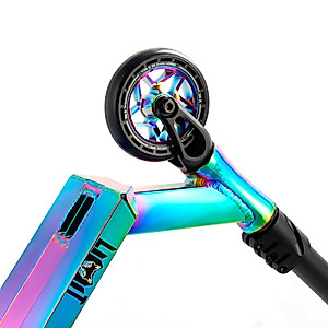 LMT01-V2 Professional Scooter-Trick Scooter-Intermediate Professional Stunt Scooter Suitable - Children, Teenagers Adults 8 Years Old Above-Durable (Black Color)