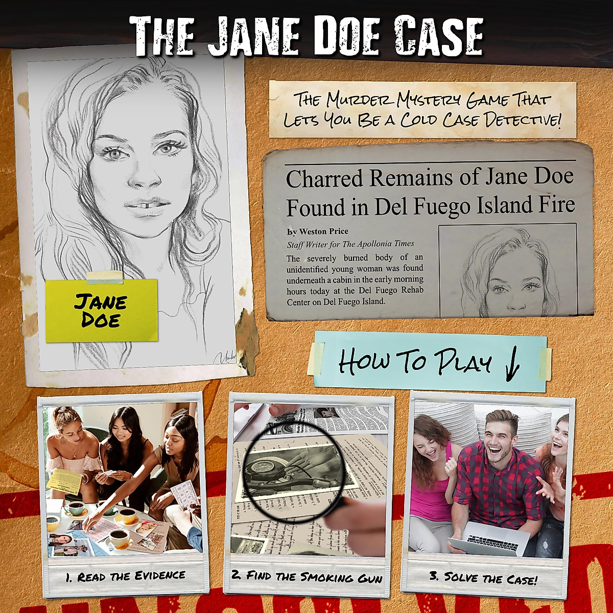 Unsolved Case Files | Doe, Jane - Cold Case Murder Mystery Game - Can You Solve The Crime? Who Killed Jane Doe?