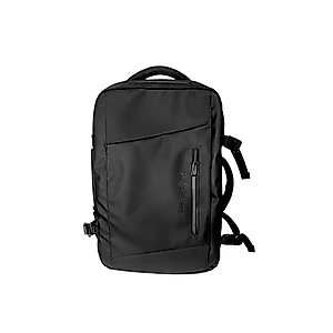 PACK GO & EXPLORE Travel Backpack, Personal Item Bag for Airlines, Travel Backpack for Women, Carry On Backpack, Laptop Backpack, Travel Backpack for Men, 18x14x8 inches Travel Bag (Black)
