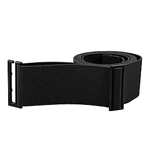 Gelante Lady Invisible Belt - Web Canvas Elastic Adjustable Skinny No Show Belt-2051-BLack (14+)