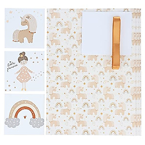 Gift Wrapping Paper - Unicorn Wrapping Paper Birthday Girl -3 Wrapping Paper Sheets (25"x35") Cards & Ribbon - Unicorns Gifts for Girls, Kids Birthday Wrapping Paper Girls, Rainbow Wrapping Paper Kids Wrapping Paper & Baby Shower Wrapping Paper Girl