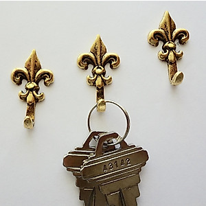 NORMA JEAN DESIGNS 3 PC Set Mini Metal Flower Hooks