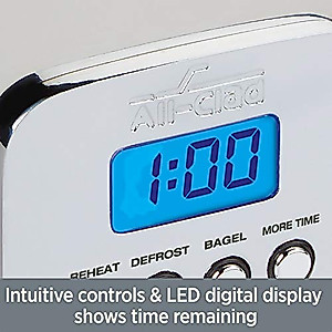 All-Clad TJ822D51 2-Slice Stainless Steel Digital Toaster. Silver