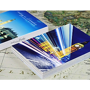 Travel postcards,Set of 30 Post cards variety pack depicting from Around the World Famous Travel Sites,Assorted Postcards Bulk, 4 x 6 -London