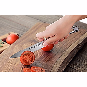 Cangshan N1 Series 59809 German Steel Forged Serrated Utility Knife, 5-Inch