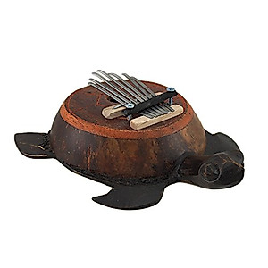 Hand Carved Sea Turtle Thumb Piano Karimba