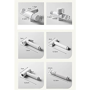 Bidet Brass Faucets Cold Water Toilet Corner Valve Handheld Hygienic Shower Head Wash Car Pet Sprayer Airbrush Tap 811592W-A02