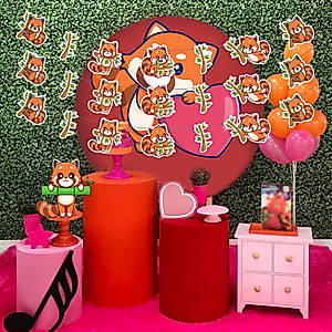 Sursurprise Red Panda Party Decorations, 3PCS Red Panda Banners, Red Panda Birthday Baby Shower Decorations Party Supplies
