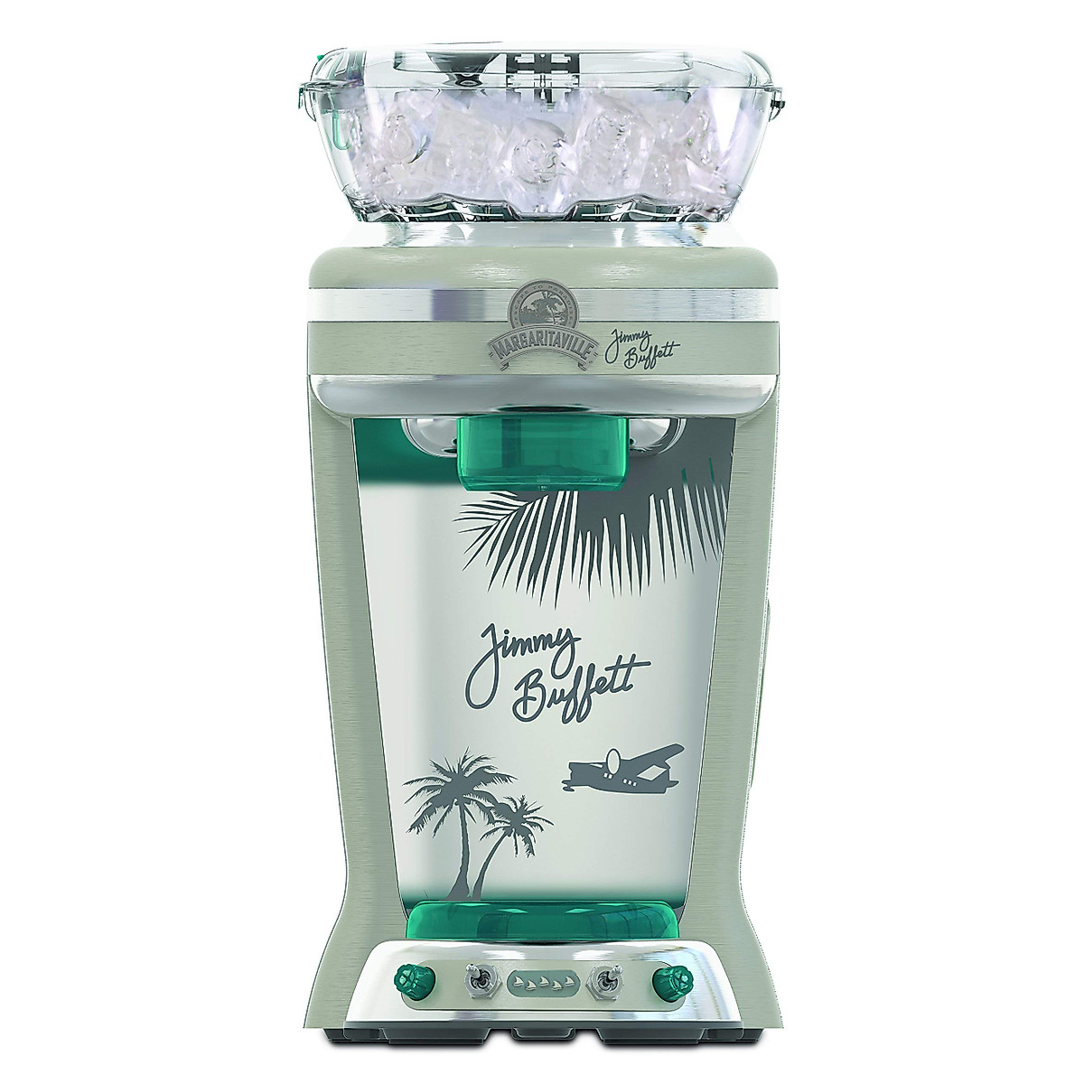Margaritaville DM1946-000-000 Jimmy Buffet Signature Edition Frozen Concoction Maker, DM1946, Metallic (Renewed)