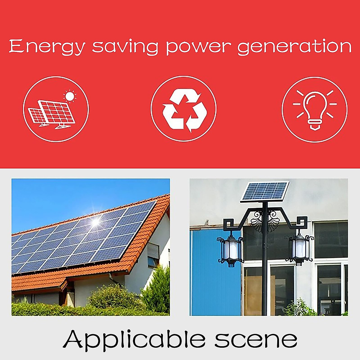 MYRRHE Solar Panel 200w 12v Charging Board Power Generation Panel 18v photovoltaic Panel 100W Home car with Controller Monocrystalline150w(18vrechargeable12vbattery)