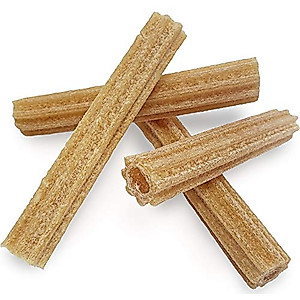 Himalayan Dog Chew Churro Yak Cheese Dog Chews, 100% Natural, Long Lasting, Gluten Free, Healthy & Safe Dog Treats, Lactose & Grain Free, Protein Rich, For All Breeds, Soft, Real Chicken Flavor, 4 oz