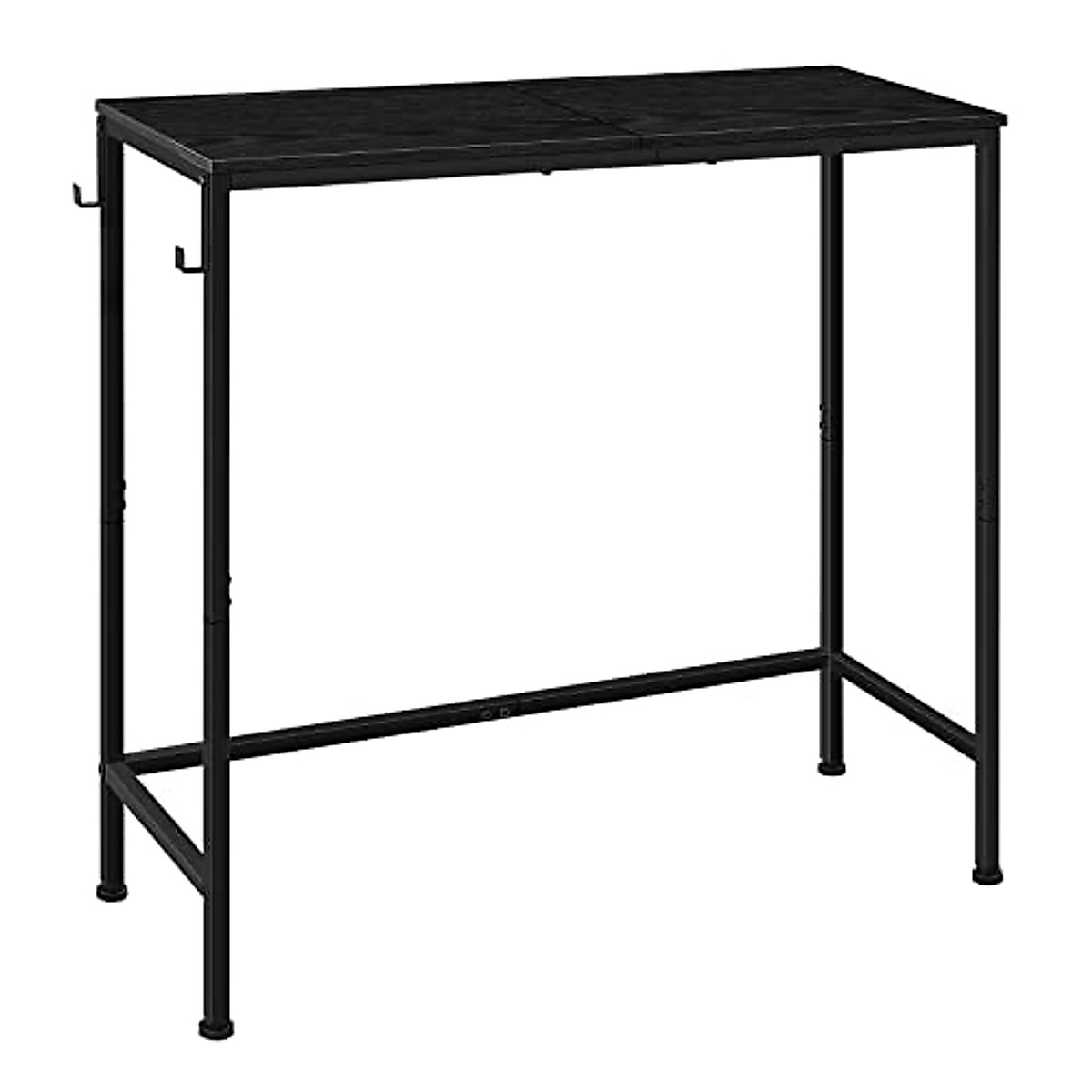 Console Table Narrow Long Sofa Table Entryway Table Black Front Door Console Table Thin Accent Tables for Entryway Hallway Table for Small Spaces Side End Table for Hallway, Bedroom, Living Room