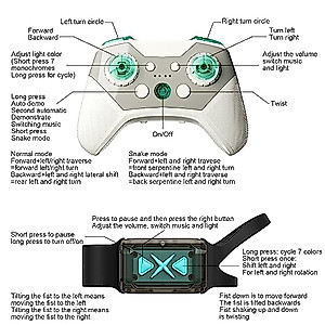 Remote Control Car, Gesture Sensor RC Stunt Cars Toys for Boys Age 6 7 8 9 10 11 12+ Years Old, 2.4GHz 4WD RC Double Sided 360° Flips Off Road Vehicle Toy with Lights/Music, Gifts for Kids Girls Blue