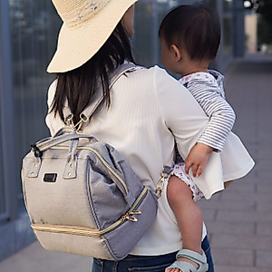 Nolla Breast Pump and Diaper Bag (Black)