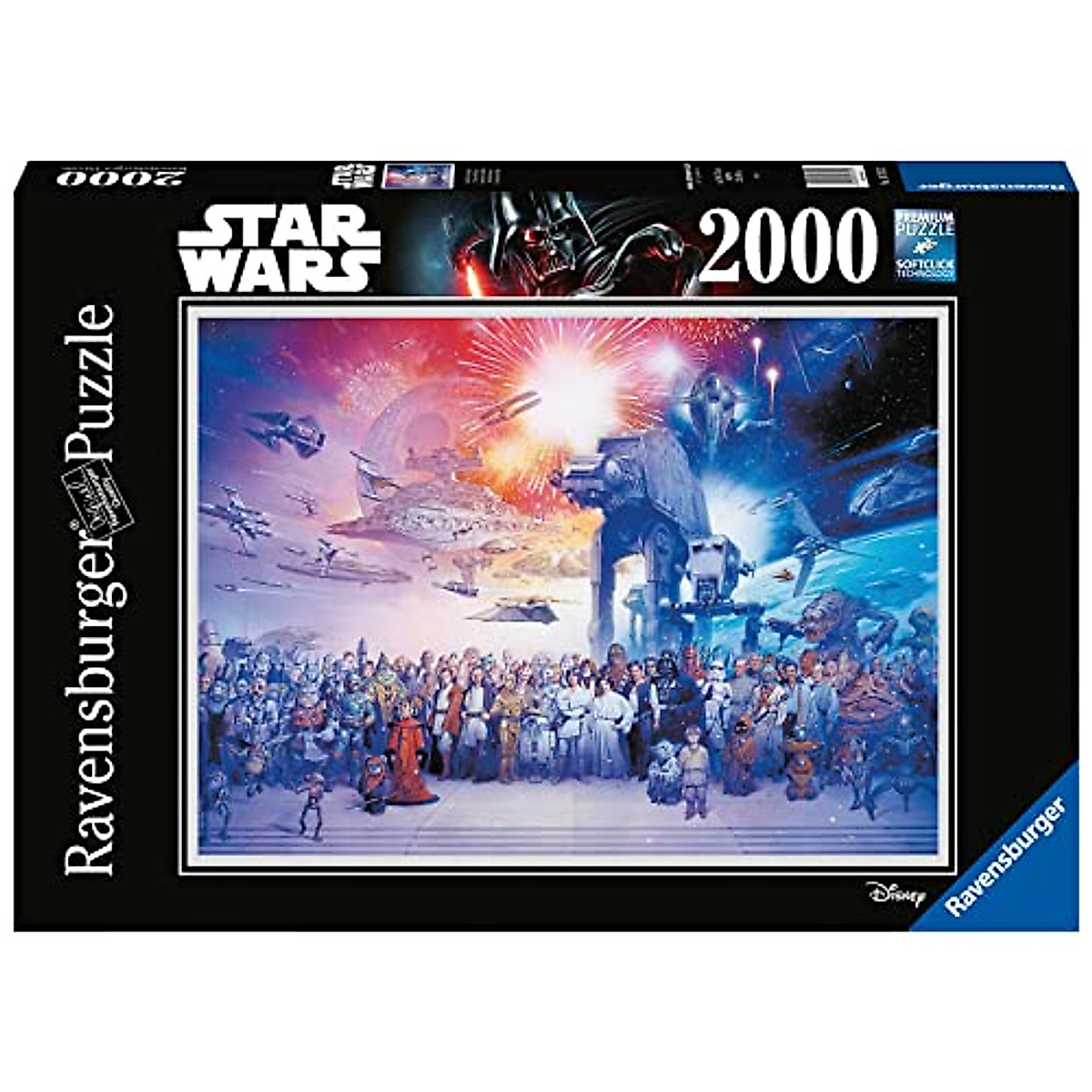 Ravensburger Star Wars Universe Jigsaw Puzzle - 2000 Pieces | Unique and Interlocking Pieces Disney Licensed | Ideal for Adults and Kids Aged 12 and Up