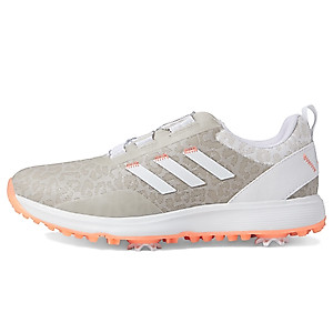 adidas Women's S2G Spikeless BOA 23 Golf Shoes, Footwear White/Coral Fusion, 9