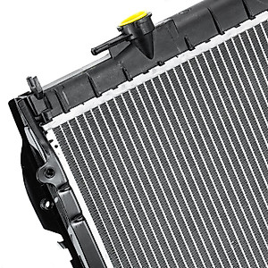 Rubivel 1778 Radiator Compatible with 1995 1996 1997 1998 1999 2000 2001 2002 2003 2004 Toyota Tacoma DLX SR5 Base Pickup 2.4L 2.7L 3.4L L4 V6, Aluminum Core Plastic Tank Radiator Cooling Radiator