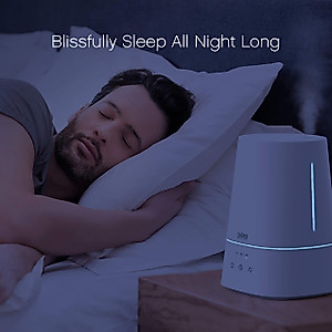 Pure Enrichment® HUME™ Max - Easy Top Fill Ultrasonic Cool Mist Humidifier, 3.7 L (1 Gallon) Tank, 3 Mist Settings + Auto Shut-Off Timer - Ideal for Large Bedrooms, Baby Nurseries and Offices (White)