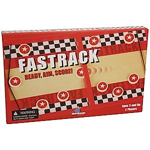 Fastrack Air Hockey Puck Game | Test Speed and Accuracy with The Original Wooden 2-Player Disc Slinging Fast Action Game | Kids Teens Adults Family Game Nights | by Blue Orange Games
