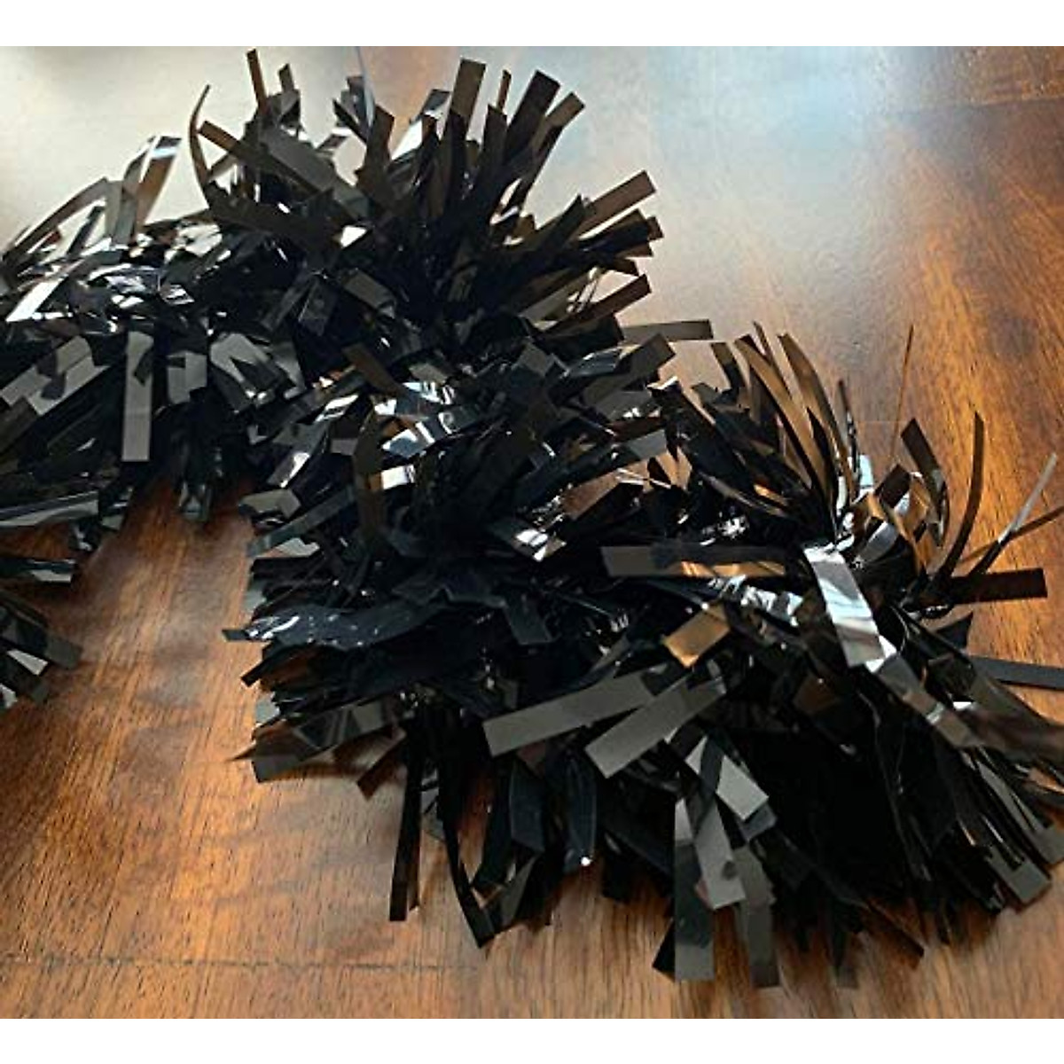 TCDesignerProducts Black Vinyl Twist Garland - 4" x 25' roll