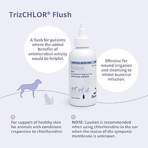 TrizCHLOR Flush for Dogs, Cats and Horses, 4 oz