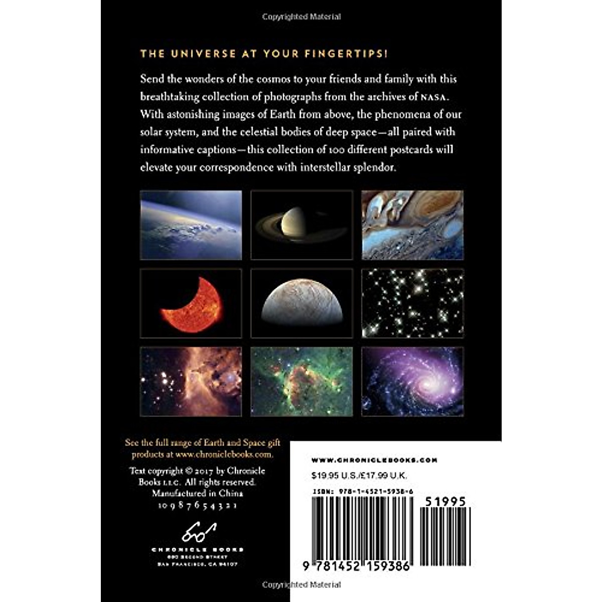 Earth and Space: 100 Postcards Featuring Photographs from The Archives of NASA (Collectible NASA Archive Postcards, Space Stationery Set)