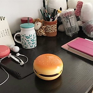 Landline Phone, Hamburger Cheeseburger Burger Phone Telephone Cute Telephones Landline Corded Phone Desktop Phone for Home Hotel Office Decoration Kids Gift