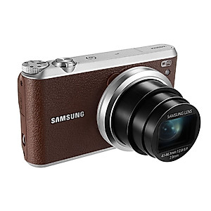 Samsung WB350F 16.3MP CMOS Smart WiFi & NFC Digital Camera with 21x Optical Zoom, 3.0" Touch Screen LCD and 1080p HD Video (Brown)