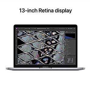 Apple MacBook Pro 13-inch Laptop with M2 chip: Retina Display, 8GB RAM, 512GB SSD, Touch Bar, Backlit Keyboard, FaceTime HD Camera Silver (Renewed)