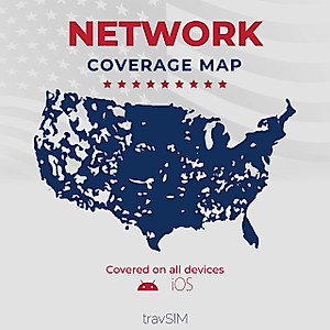 travSIM Prepaid SIM Card USA (T-Mobile Network) | Unlimited Mobile Data at 4G / 5G Speeds | US SIM Card with Unlimited Talk & Text in US | US Mobile SIM Card Valid for 30 Days