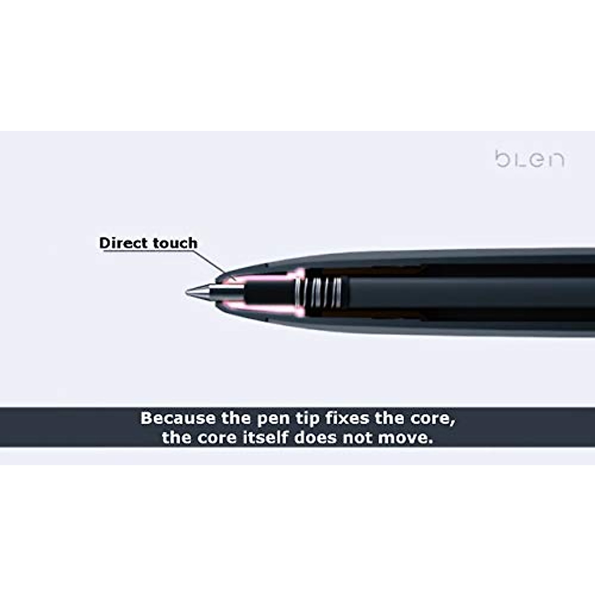 Zebra Blen Retractable Ballpoint Pen, Fine Point 0.5mm, Black Ink, Sticky Notes Value Set