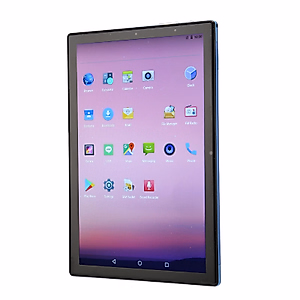 10 Inch Tablet, IPS HD Large Screen HD Blue Tablet 8 Core CPU 4G Network 5GWIFI for Android 11 for Entertainment (US Plug)