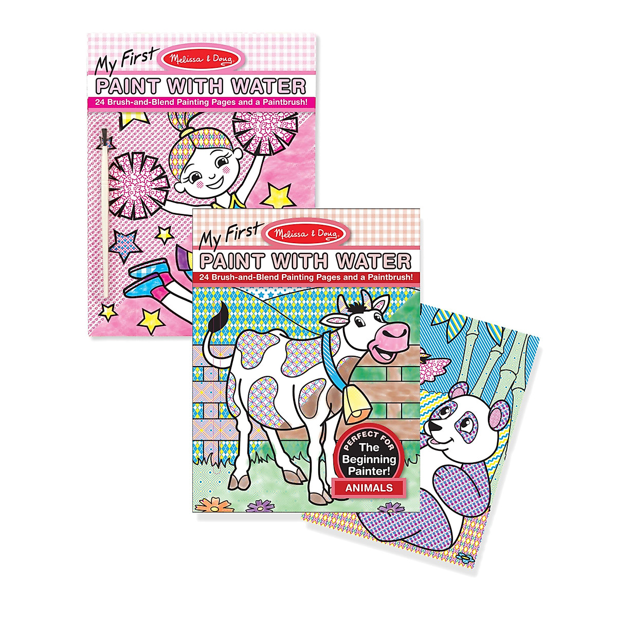 My First Paint with Water Bundle - Pink & Animals