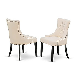 East West Furniture SHFR5-BLK-02 Dining Table Set, 5-Piece