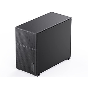 JONSBO D31 MESH Black Micro ATX Computer Case, M-ATX/ITX Mainboard/Support RTX 4090(335-400mm) GPU 360/280AIO,Power ATX/SFX: 100mm-220mm Multiple Tool-Free Design,Black