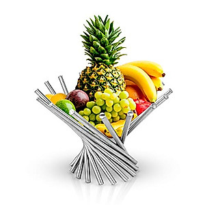 Simpli-Magic Stainless Steel Fruit Bowl, L