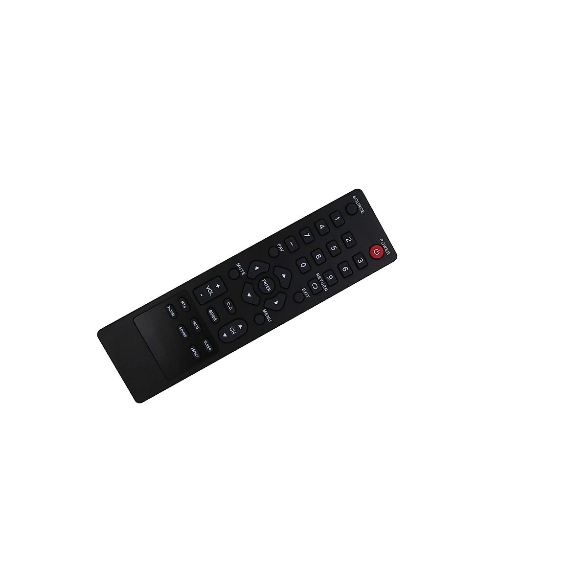 HCDZ Replacement Remote Control for ViewSonic CDE6501LED CDE6502 EP4320 EP4320-2 EP5520 EP5520T ELCD LED HDTV TV Display Monitor
