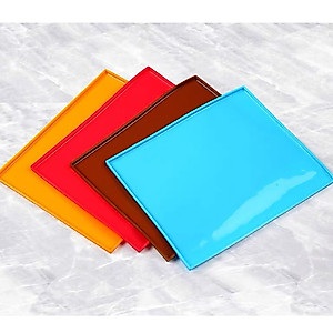 8 PCS Silicone Dehydrator Sheets with Edge 12 x 10 Inch, Nonstick Silicone Dehydrator Trays Mats, Multi-purpose Reusable for Jerky, Fruit, Meat, Herbs, Vegetables, Crackers (4 colors)