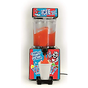 iscream Genuine ICEE Brand Counter-Top Sized ICEE Slushie Maker - Spins Your Pre-Chilled Ingredients with Your Ice into ICEE Slushies!