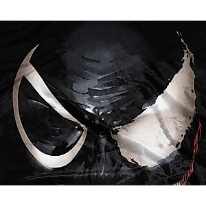 Marvel Comics Venom Symbiote All Smiles Spider-Man Throw Blanket 46"x60" Soft Fleece Throw Blanket for Bed Couch